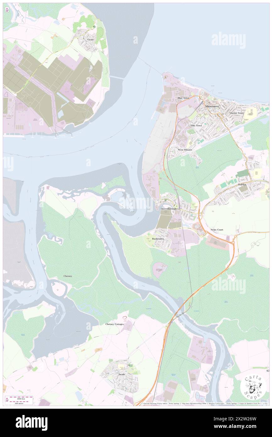 West Swale, GB, United Kingdom, England, N 51 25' 0'', N 0 43' 59 ...