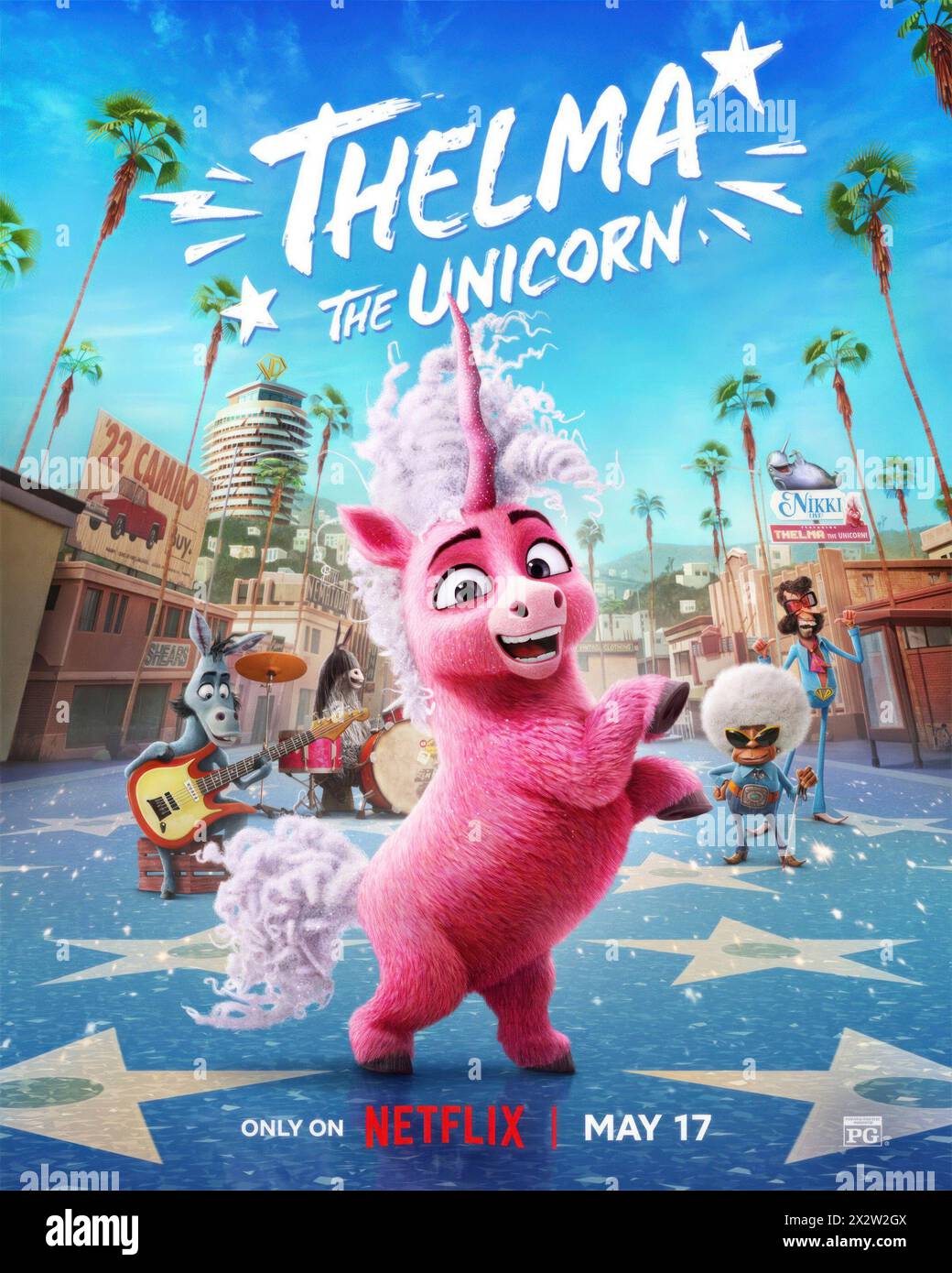 THELMA THE UNICORN, US poster, from left: Otis (voice: Will Forte ...