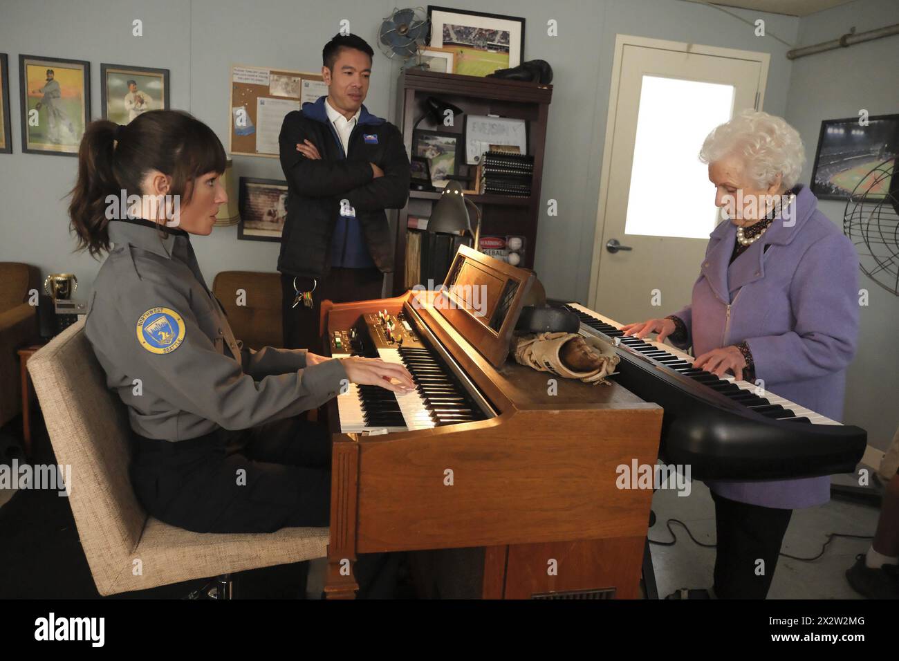 ANIMAL CONTROL, from left: Grace Palmer, Ryan Mah, Eleanor Jean Walker ...