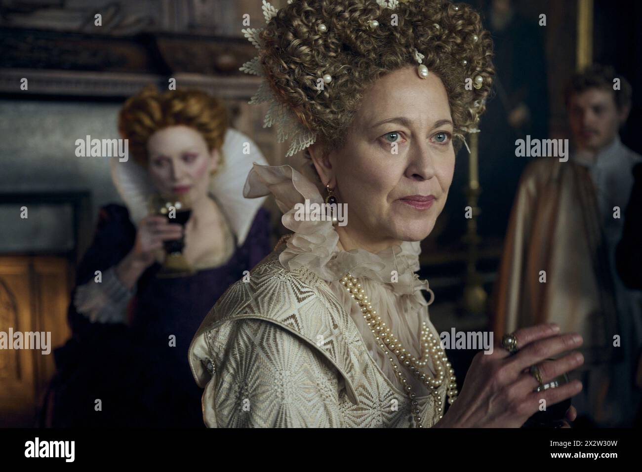 MARY & GEORGE, from left: Julianne Moore as Mary Villiers, Nicola ...