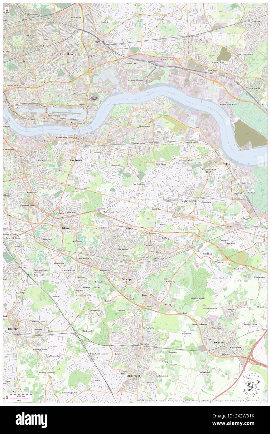 Welling, Greater London, GB, United Kingdom, England, N 51 27' 44'', N ...