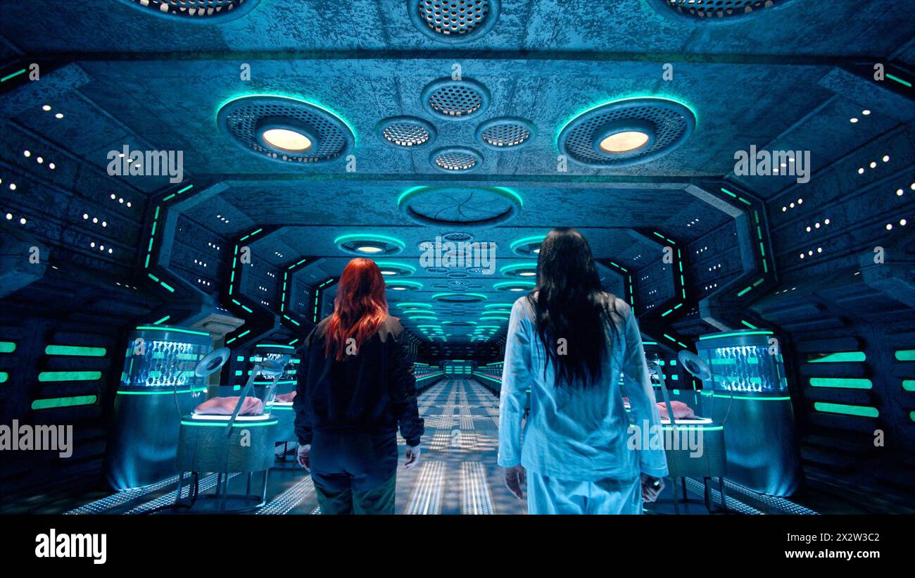 RESIDENT ALIEN, from left: Alice Wetterlund, Meredith Garretson ...