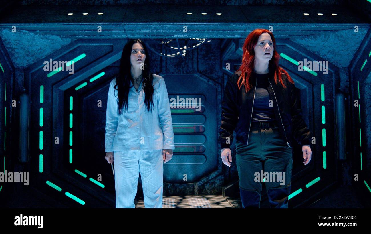 RESIDENT ALIEN, from left: Meredith Garretson, Alice Wetterlund ...