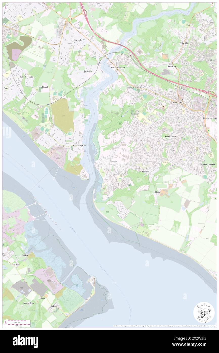 Warsash, Hampshire, GB, United Kingdom, England, N 50 51' 11'', S 1 18 ...