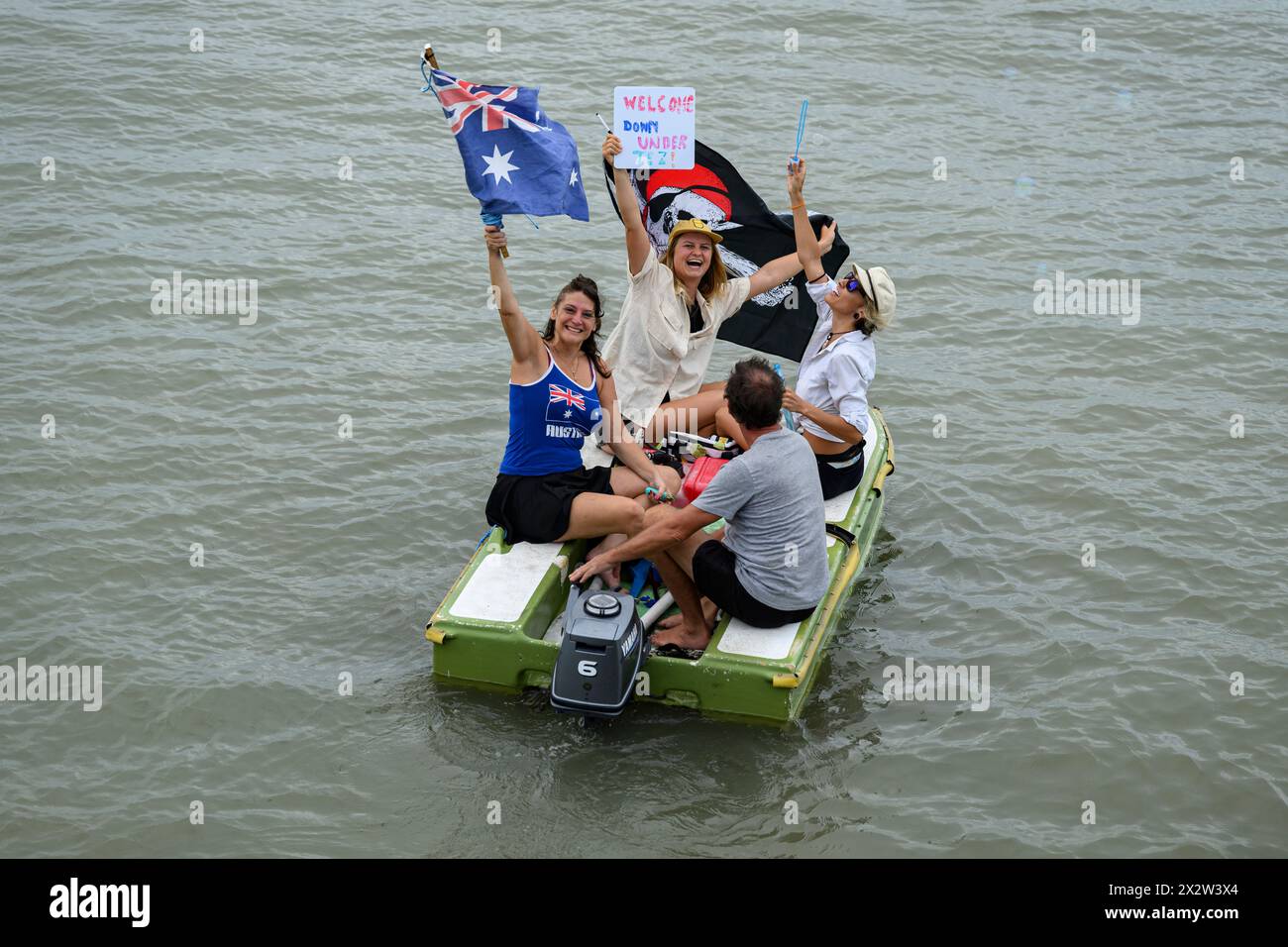 Pirate row boat hi-res stock photography and images - Alamy