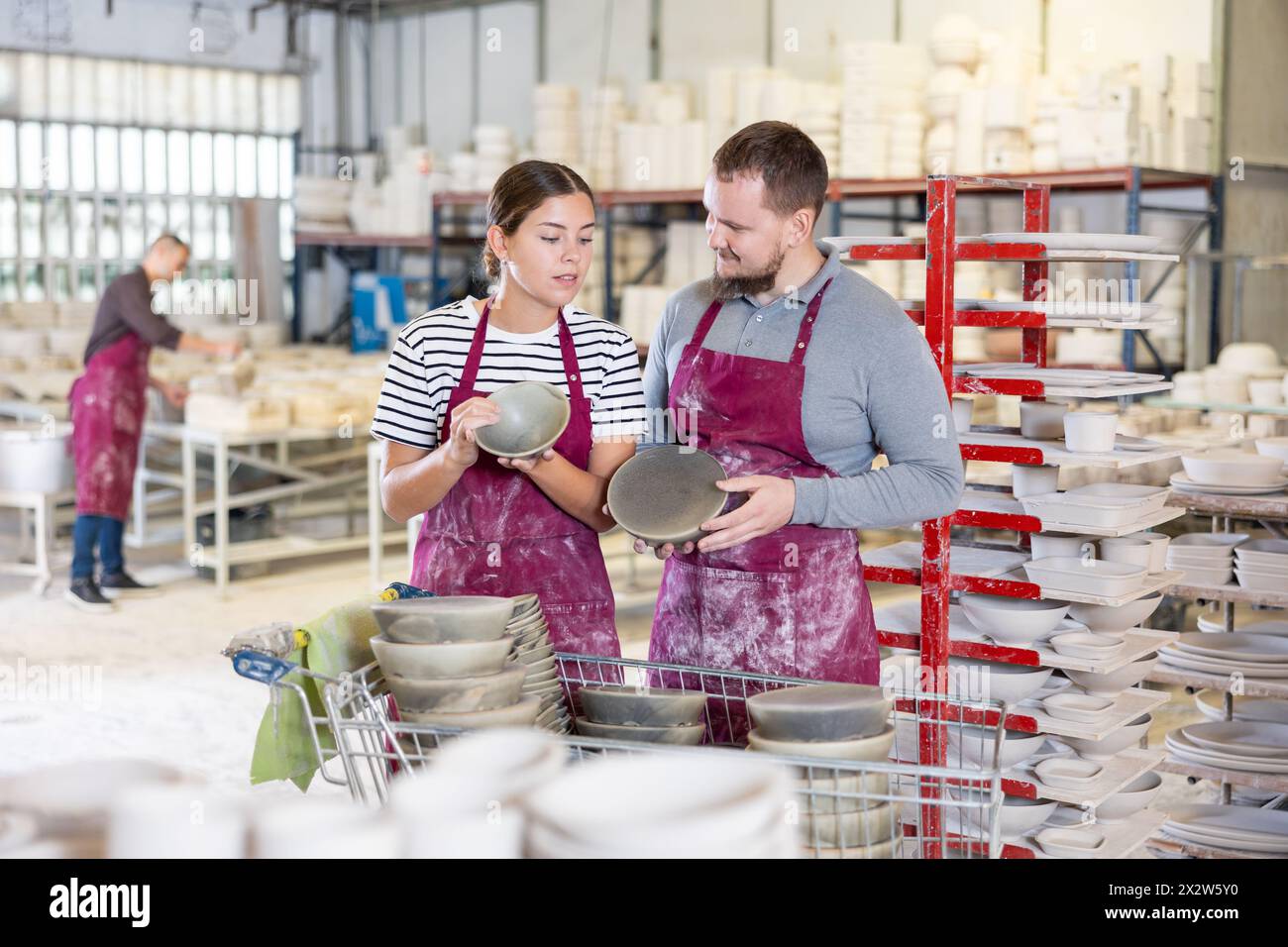 Man woman talking finished hi-res stock photography and images - Alamy