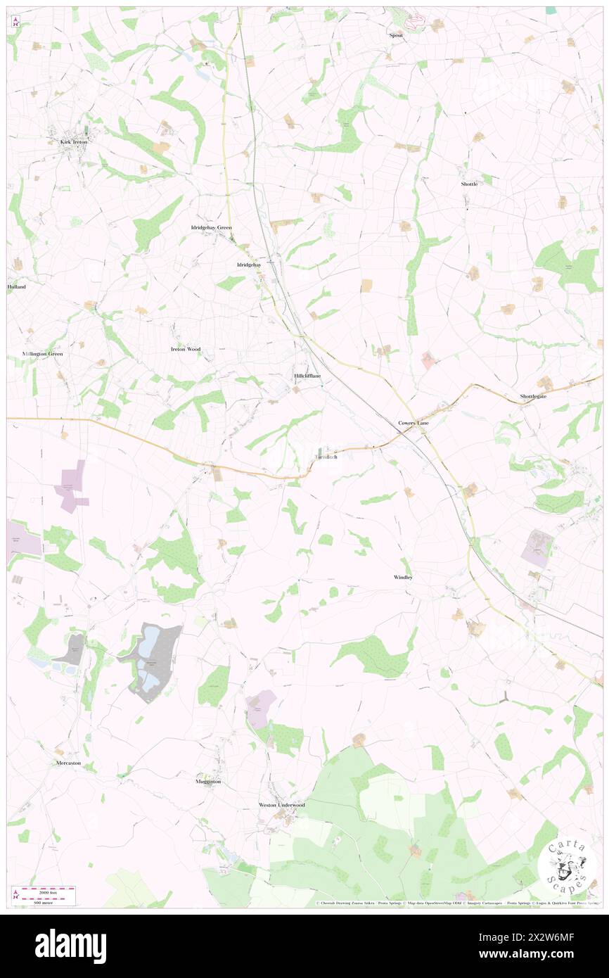 Turnditch, Derbyshire, GB, United Kingdom, England, N 53 0' 56'', S 1 ...