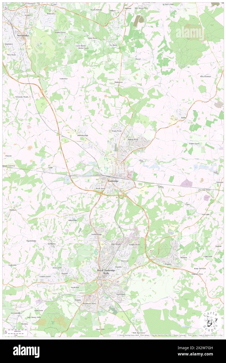 Tonbridge, Kent, GB, United Kingdom, England, N 51 11' 43'', N 0 16' 25 ...