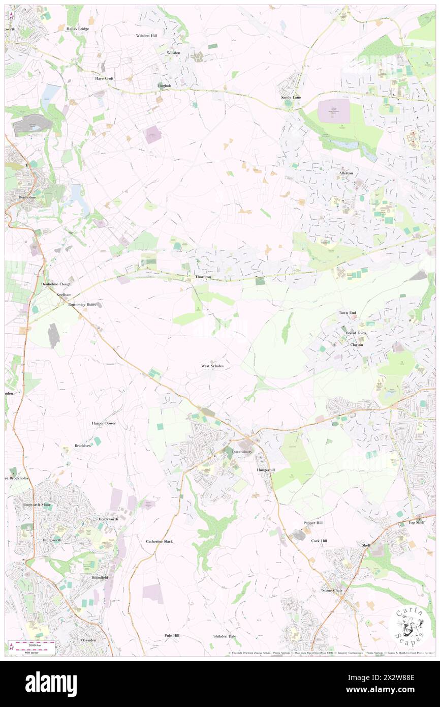 Thornton bradford map hi-res stock photography and images - Alamy