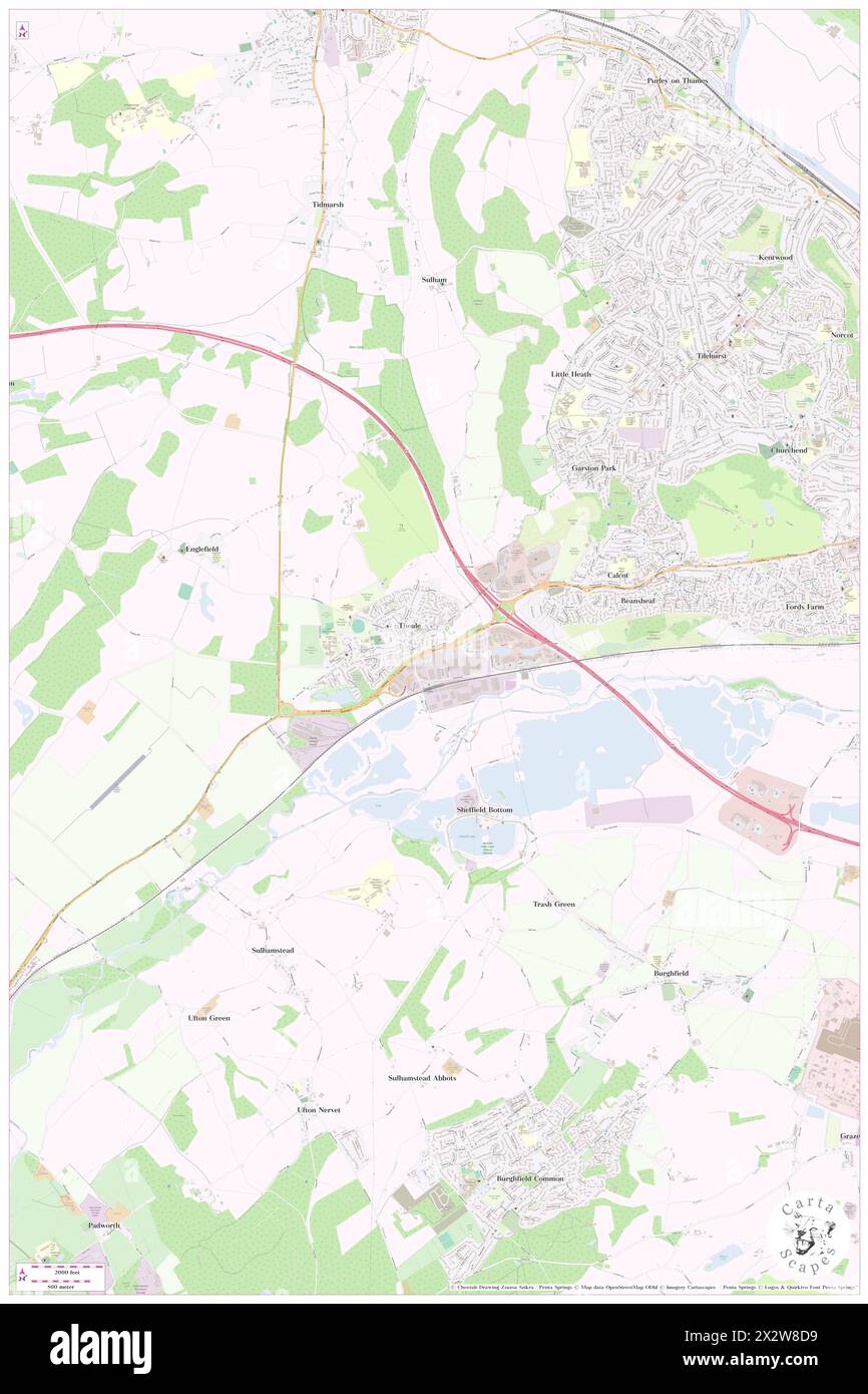 Theale map hi-res stock photography and images - Alamy