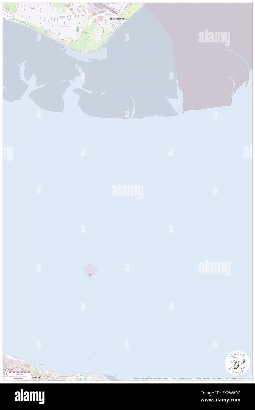 Map of thames estuary hi-res stock photography and images - Alamy