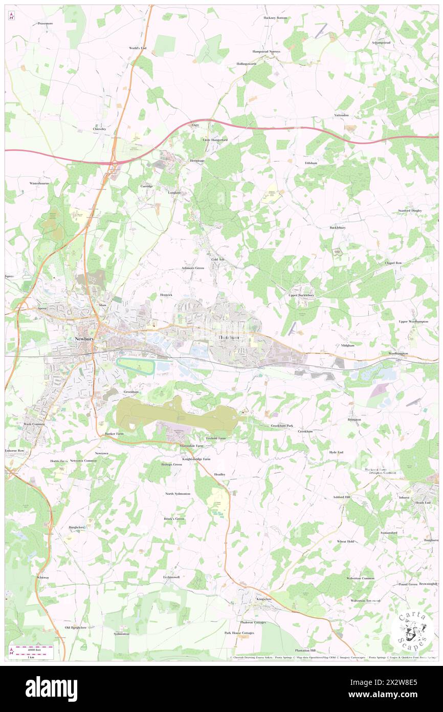 Thatcham, West Berkshire, GB, United Kingdom, England, N 51 24' 13'', S ...
