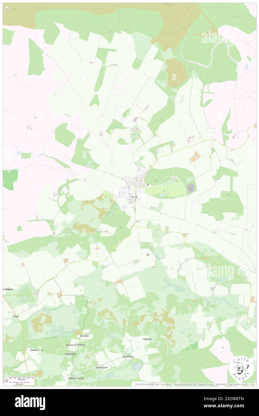Tarland map hi-res stock photography and images - Alamy