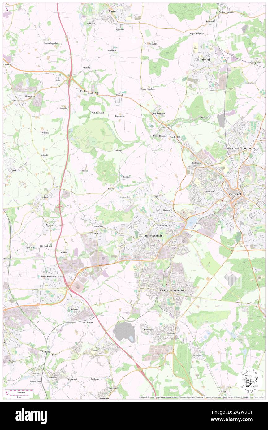 Sutton in Ashfield, Nottinghamshire, GB, United Kingdom, England, N 53 ...
