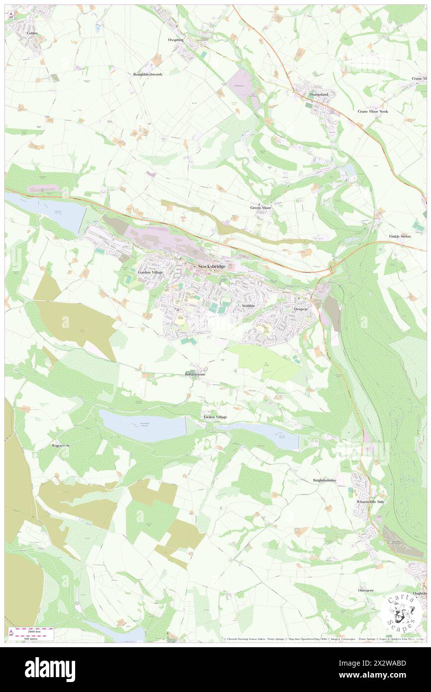Stocksbridge map hi-res stock photography and images - Alamy