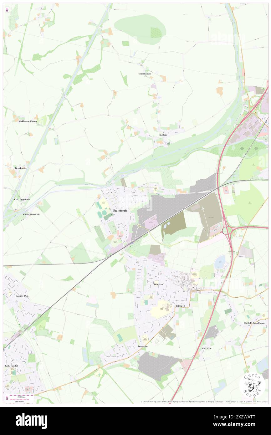 Stainforth, Doncaster, GB, United Kingdom, England, N 53 36' 0'', S 1 1 ...