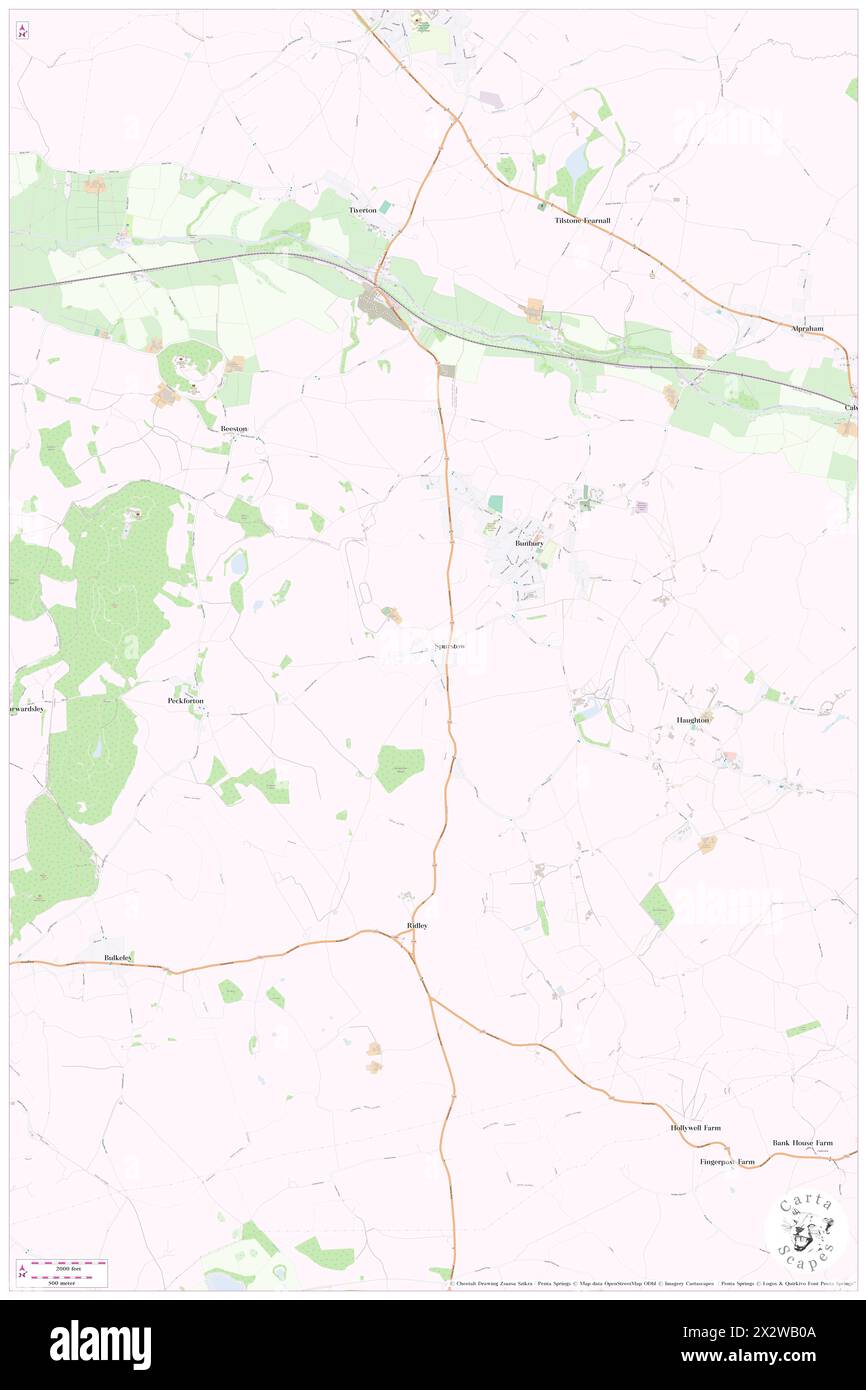 Spurstow, Cheshire East, GB, United Kingdom, England, N 53 6' 28'', S 2 ...