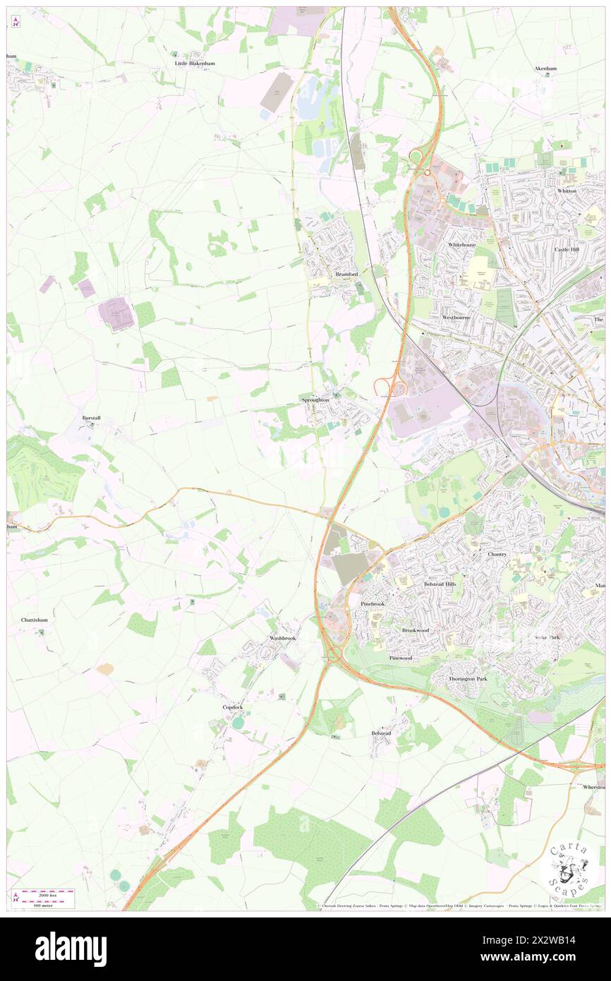 Sproughton, Suffolk, GB, United Kingdom, England, N 52 3' 44'', N 1 5 ...