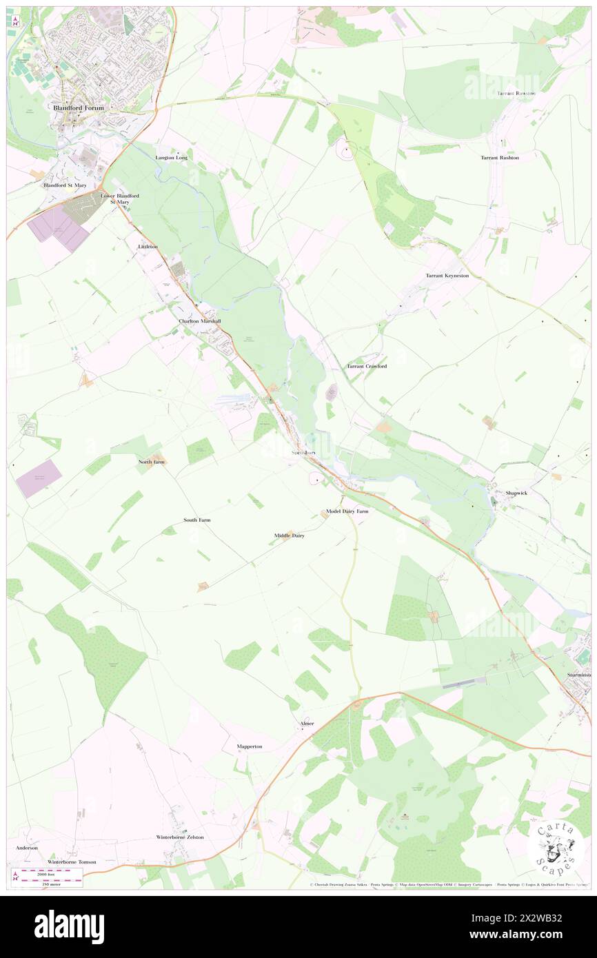 Spetisbury, Dorset, GB, United Kingdom, England, N 50 49' 13'', S 2 7 ...