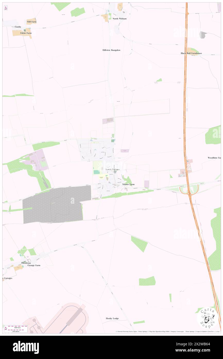 South Witham, Lincolnshire, GB, United Kingdom, England, N 52 45' 53 ...