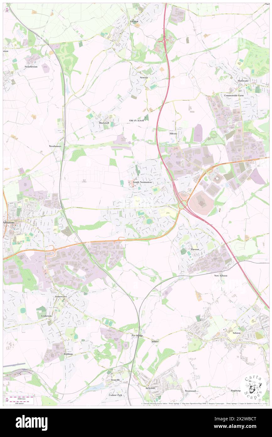 South Normanton, Derbyshire, GB, United Kingdom, England, N 53 6' 4 ...