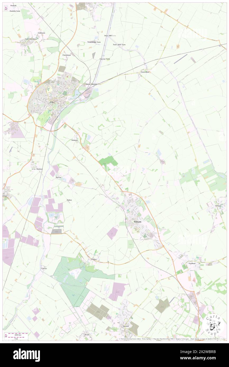 Soham, Cambridgeshire, GB, United Kingdom, England, N 52 20' 7'', N 0 ...