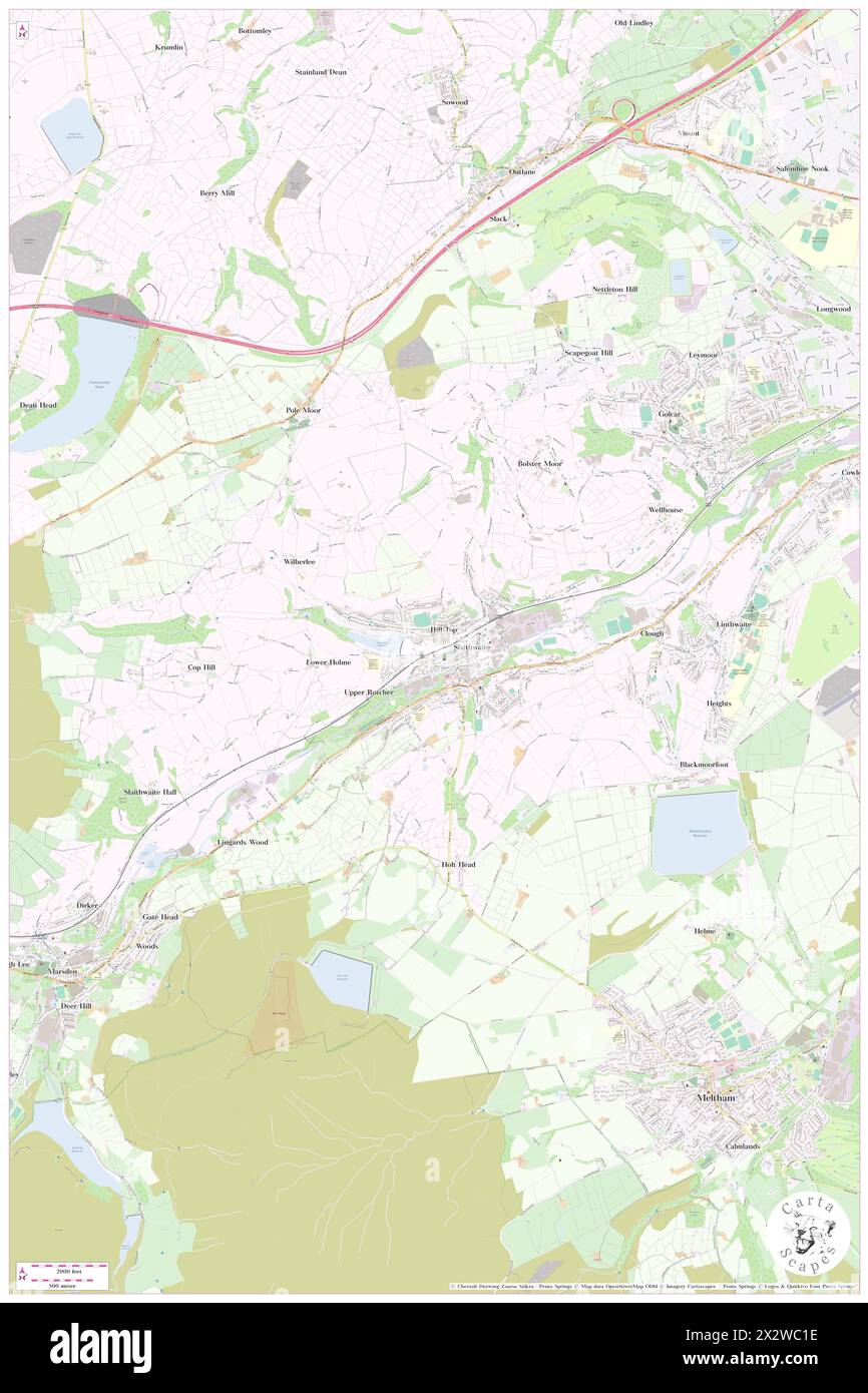 Slaithwaite, Kirklees, GB, United Kingdom, England, N 53 37' 23'', S 1 ...