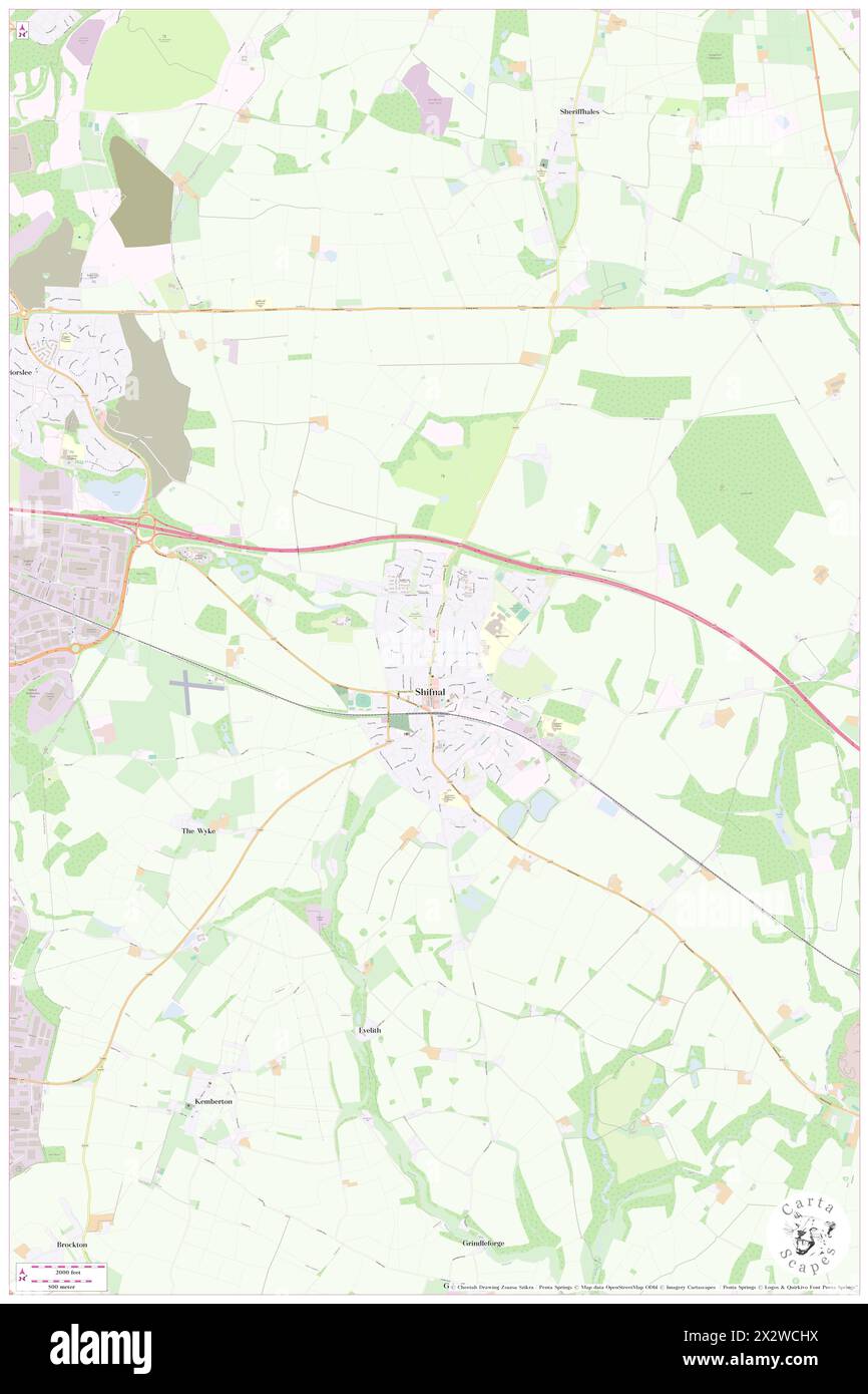 Shifnal, Shropshire, GB, United Kingdom, England, N 52 40' 13'', S 2 22 ...
