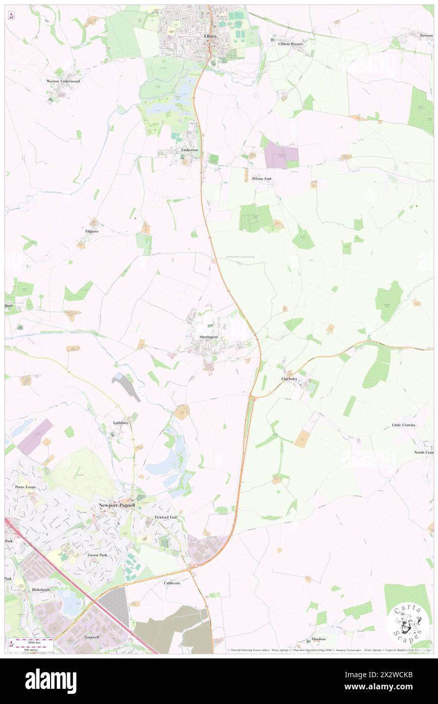 Sherington, Milton Keynes, GB, United Kingdom, England, N 52 6' 42'', S ...