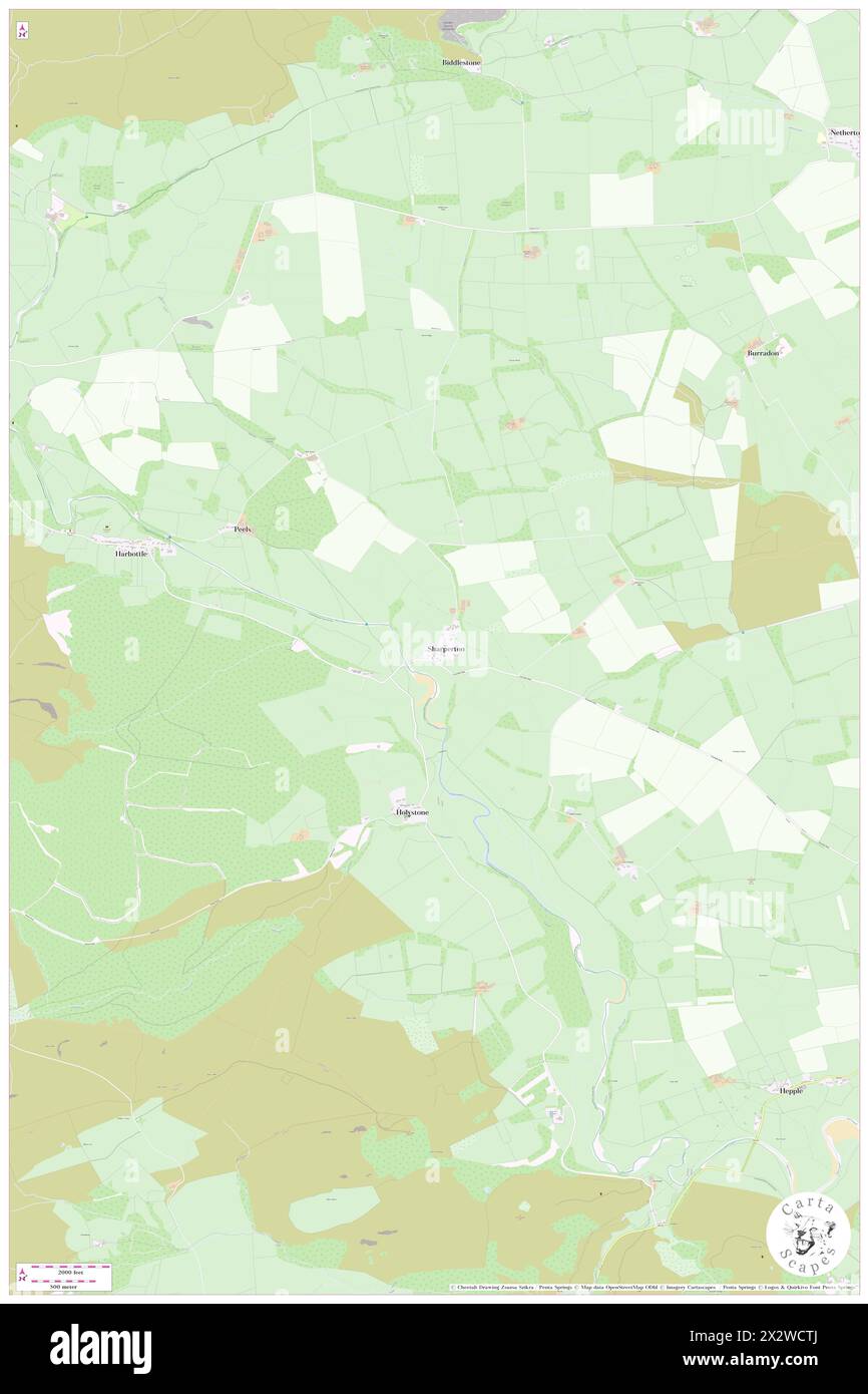 Sharperton, Northumberland, GB, United Kingdom, England, N 55 19' 44 ...