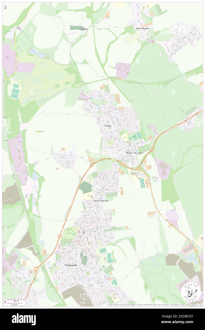 Shafton Barnsley Gb United Kingdom England N 53 35 34 S 1 24 33 Map Cartascapes 