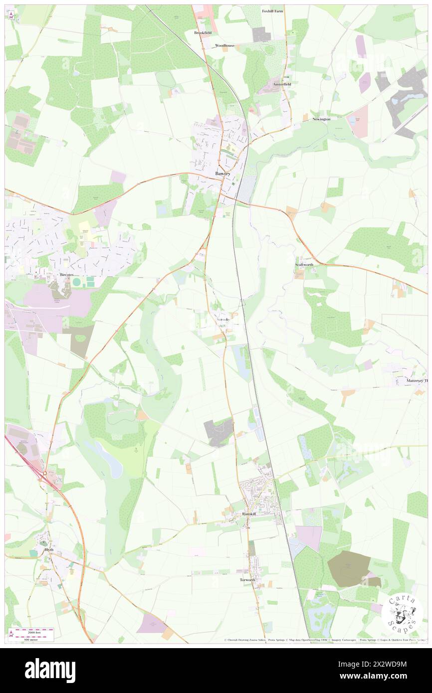 Scrooby, Nottinghamshire, GB, United Kingdom, England, N 53 24' 35'', S ...