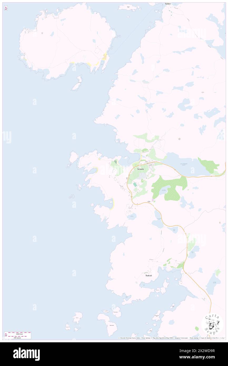 Scourie Bay, Highland, GB, United Kingdom, Scotland, N 58 21' 0'', S 5 ...