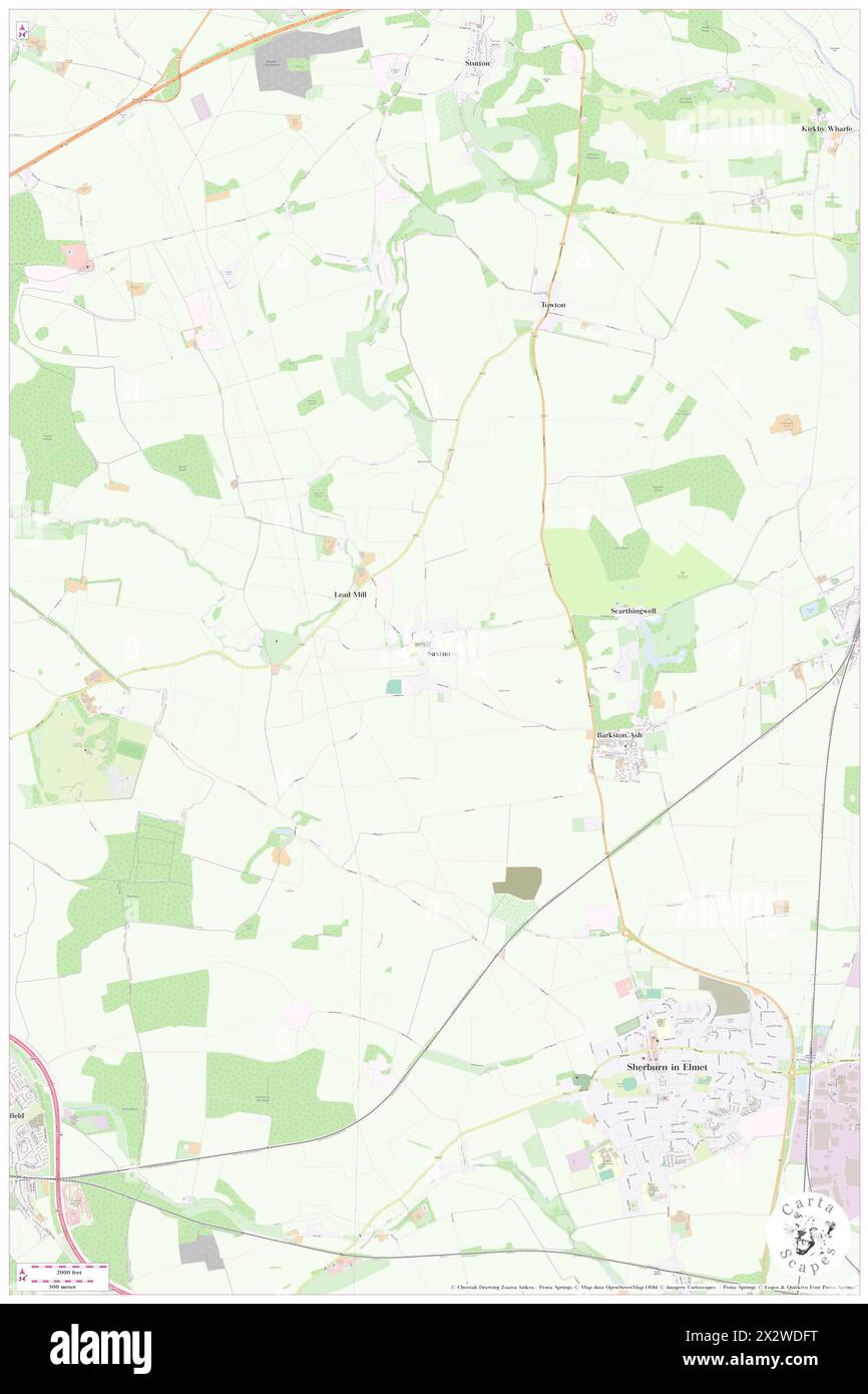 Saxton, North Yorkshire, GB, United Kingdom, England, N 53 49' 32'', S ...