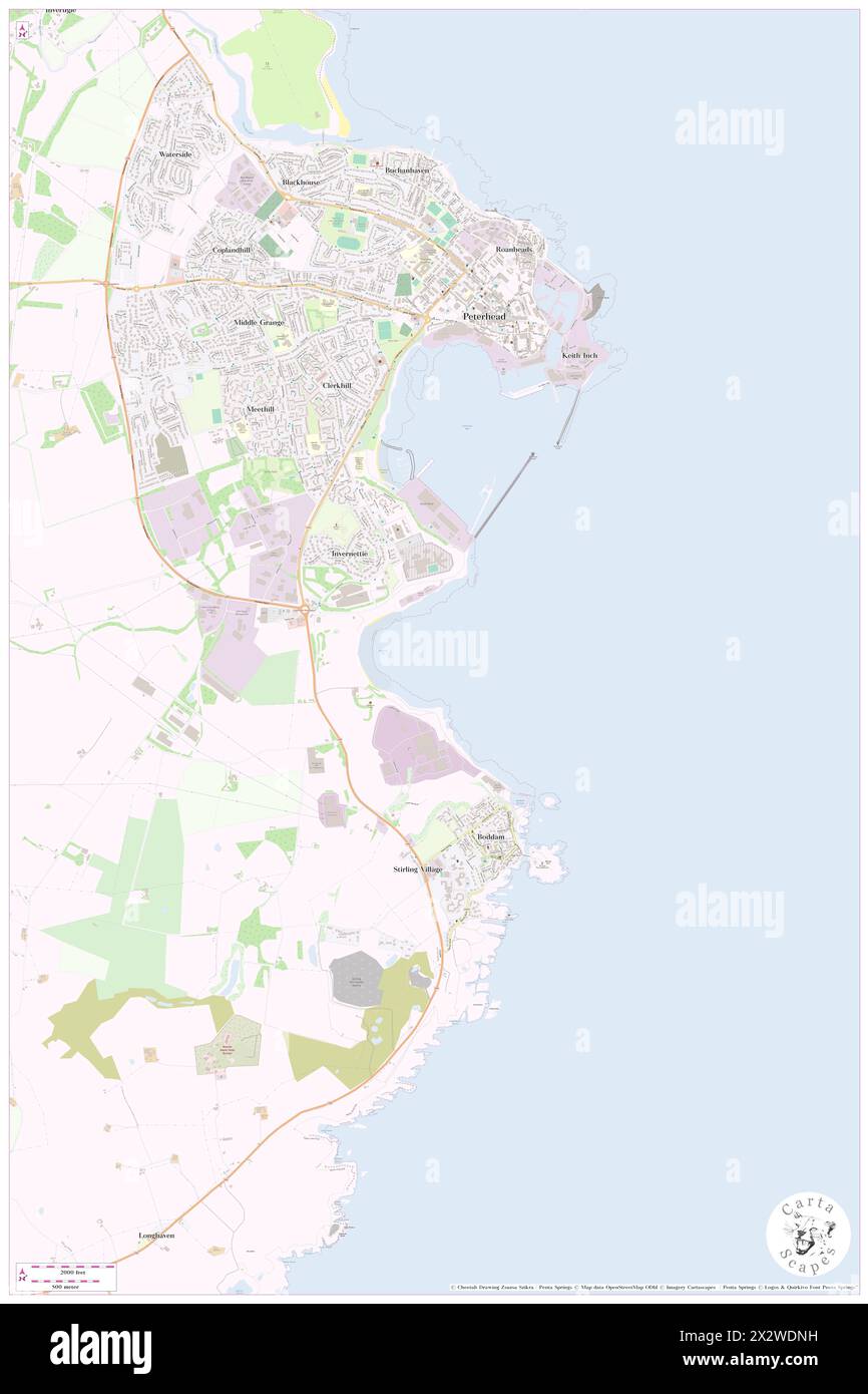 Sandford Bay, Aberdeenshire, GB, United Kingdom, Scotland, N 57 29' 2 ...