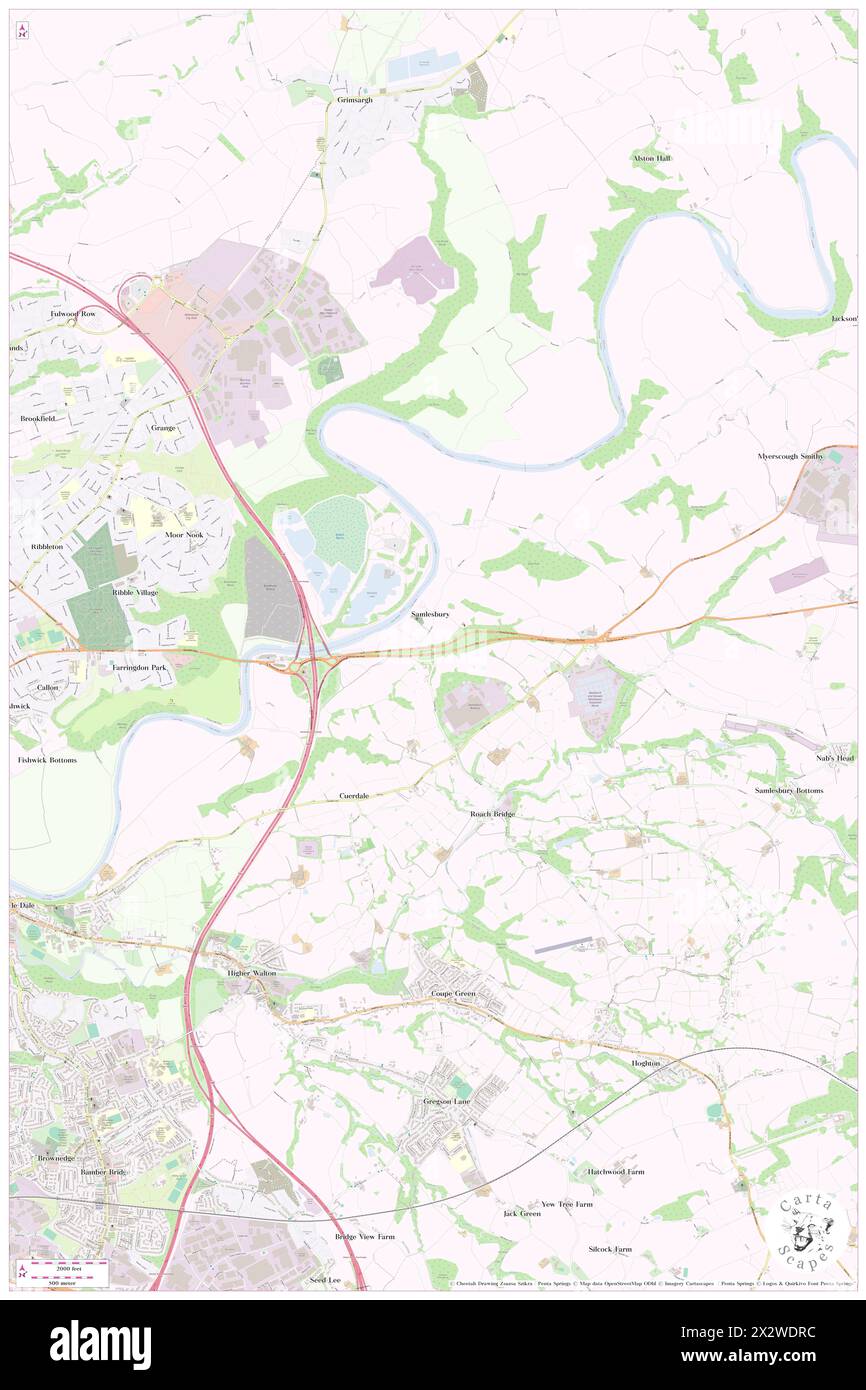 Samlesbury, Lancashire, GB, United Kingdom, England, N 53 45' 56'', S 2 ...