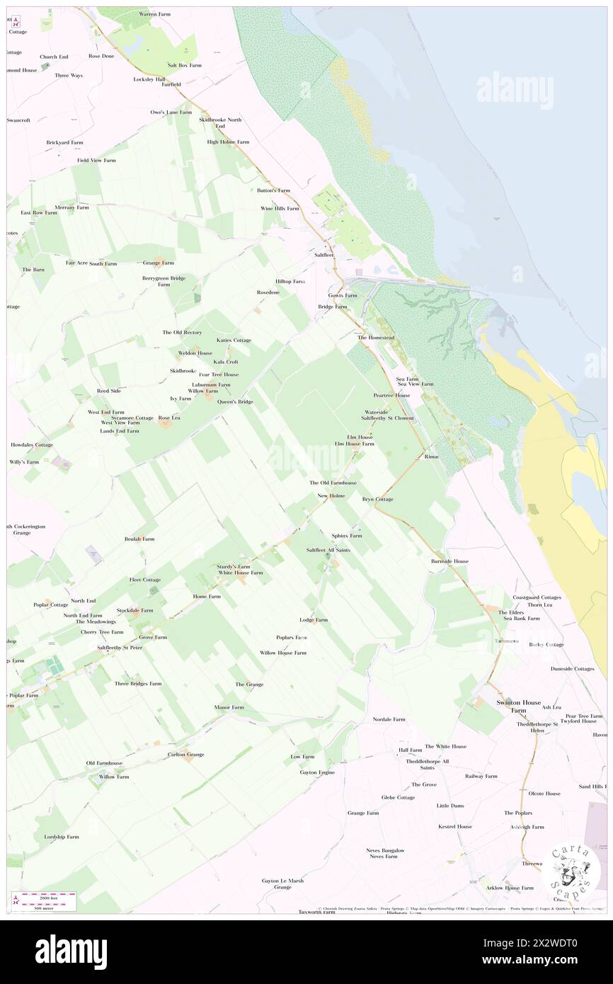 Saltfleetby St Clement, Lincolnshire, GB, United Kingdom, England, N 53 ...