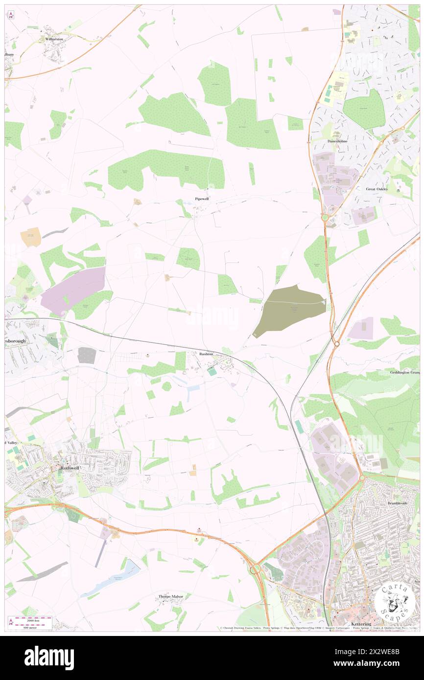 Rushton, Northamptonshire, GB, United Kingdom, England, N 52 26' 22 ...