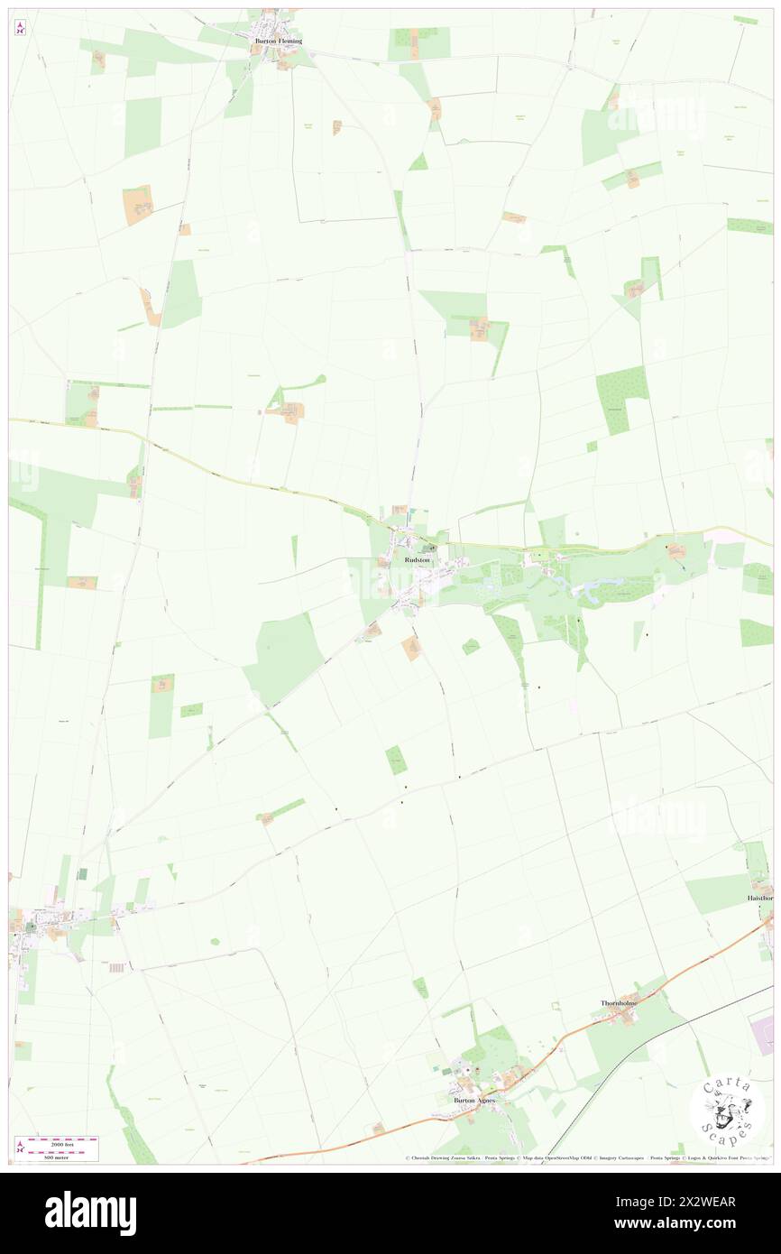 Rudston map hi-res stock photography and images - Alamy