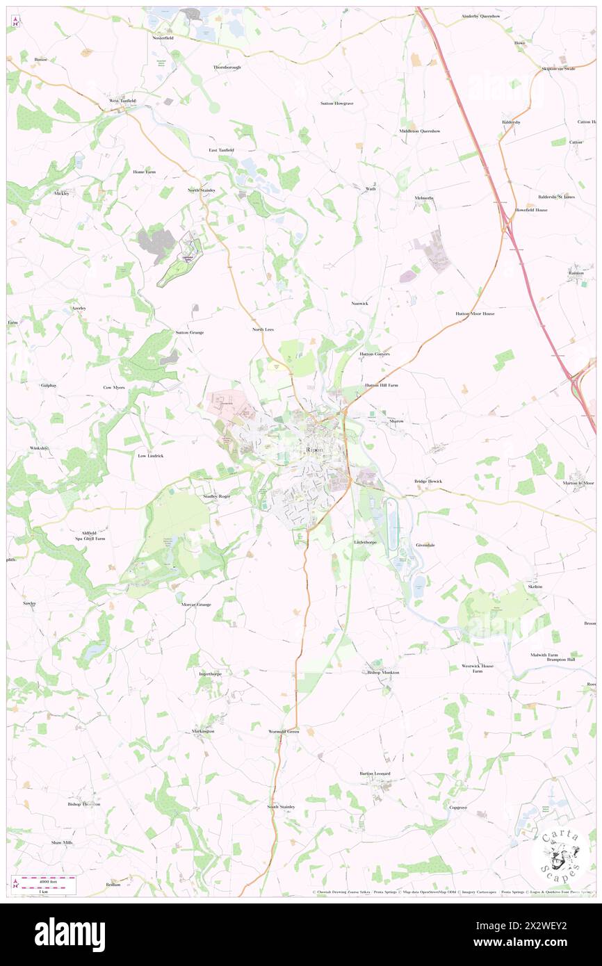 Ripon, North Yorkshire, GB, United Kingdom, England, N 54 8' 8'', S 1 ...