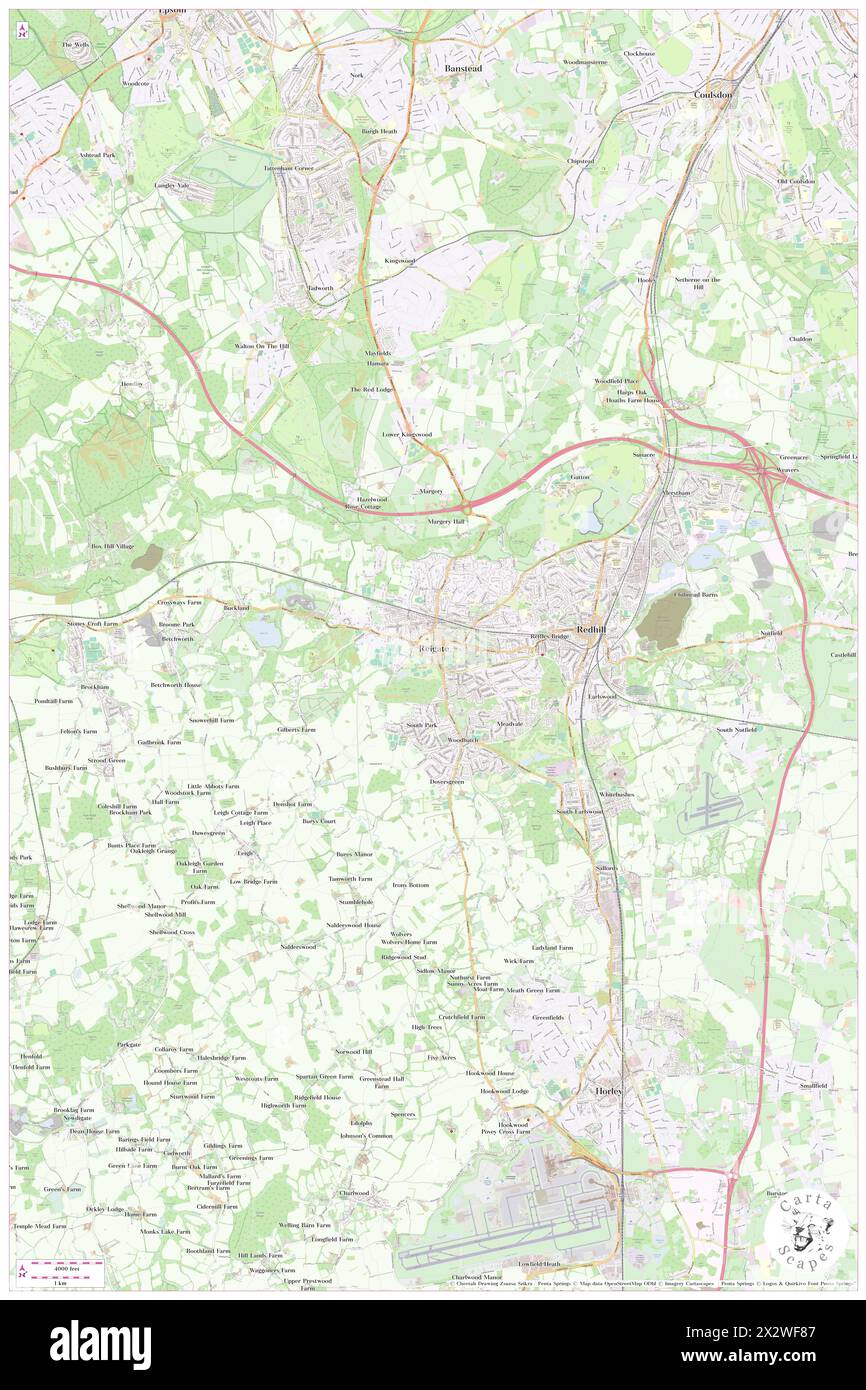 Reigate, Surrey, GB, United Kingdom, England, N 51 14' 14'', S 0 12' 20 ...