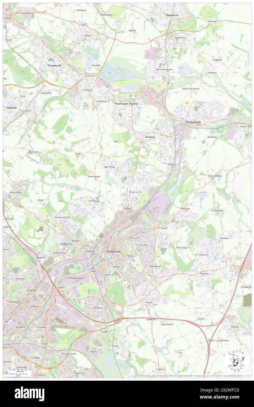 Rawmarsh, Rotherham, GB, United Kingdom, England, N 53 27' 38'', S 1 20 ...