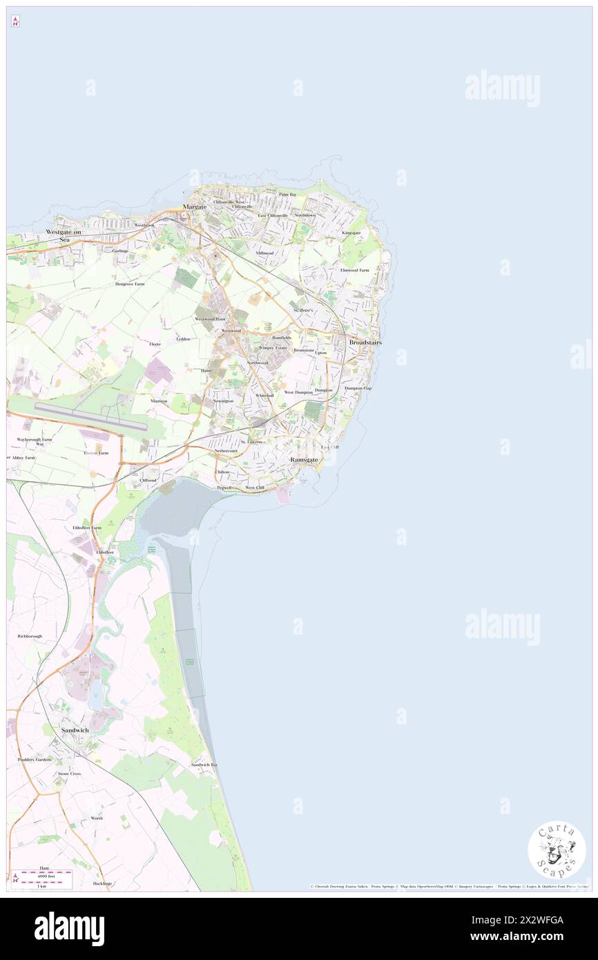 Map of ramsgate hi-res stock photography and images - Alamy