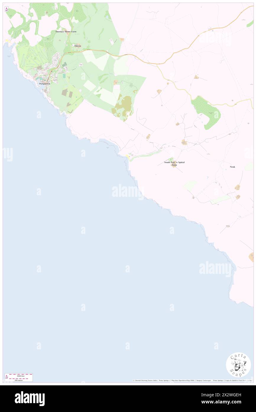 Port of Spittal Bay, GB, United Kingdom, Scotland, N 54 49' 0'', S 5 4 ...
