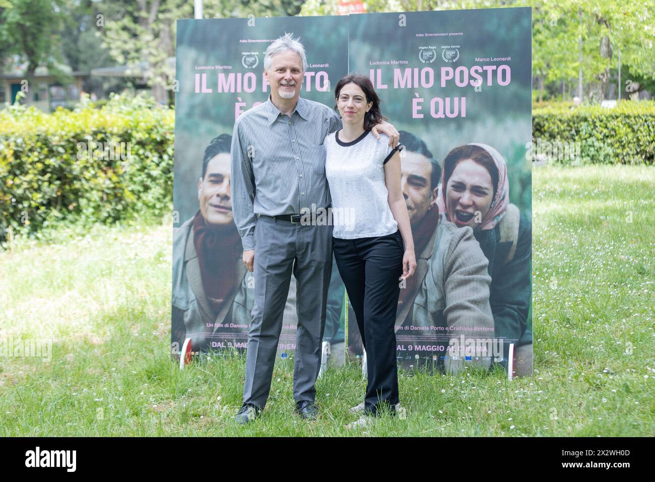 Rome, Italy. 22nd Apr, 2024. Directors Daniela Porto and Cristiano ...