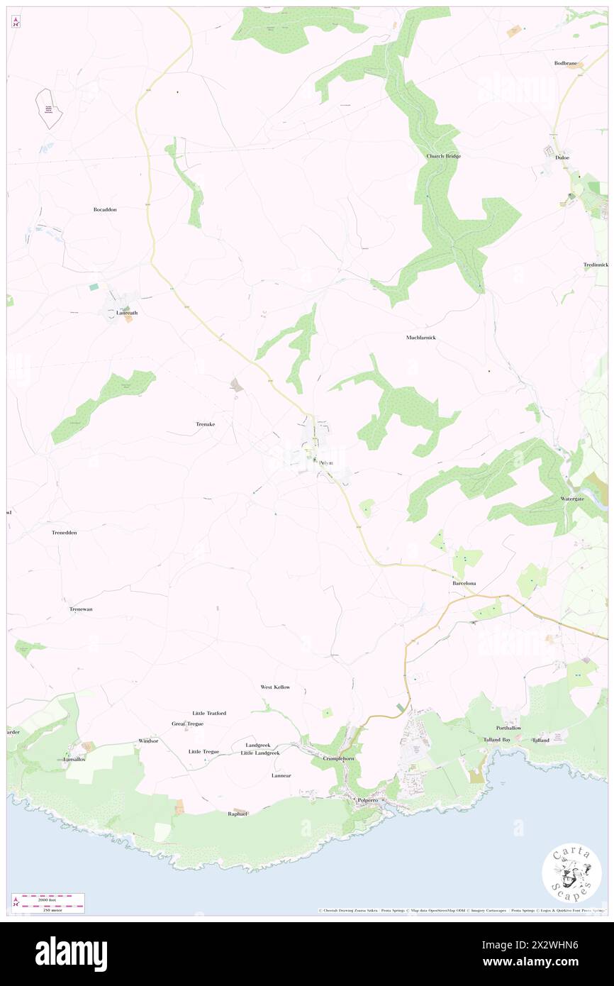 Pelynt, Cornwall, GB, United Kingdom, England, N 50 22' 3'', S 4 31' 44 ...