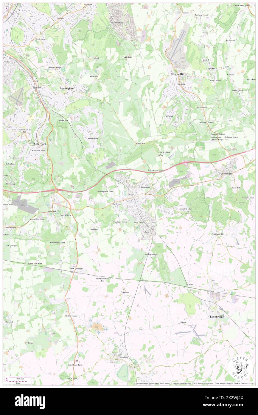 Oxted, Surrey, GB, United Kingdom, England, N 51 15' 24'', S 0 0' 21 ...