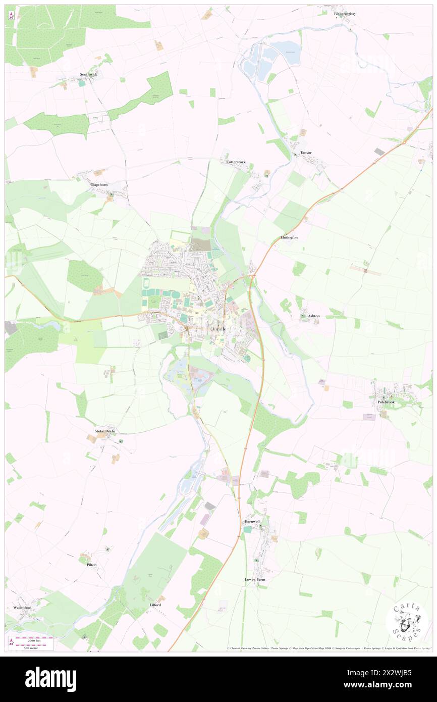 Oundle map hi-res stock photography and images - Alamy