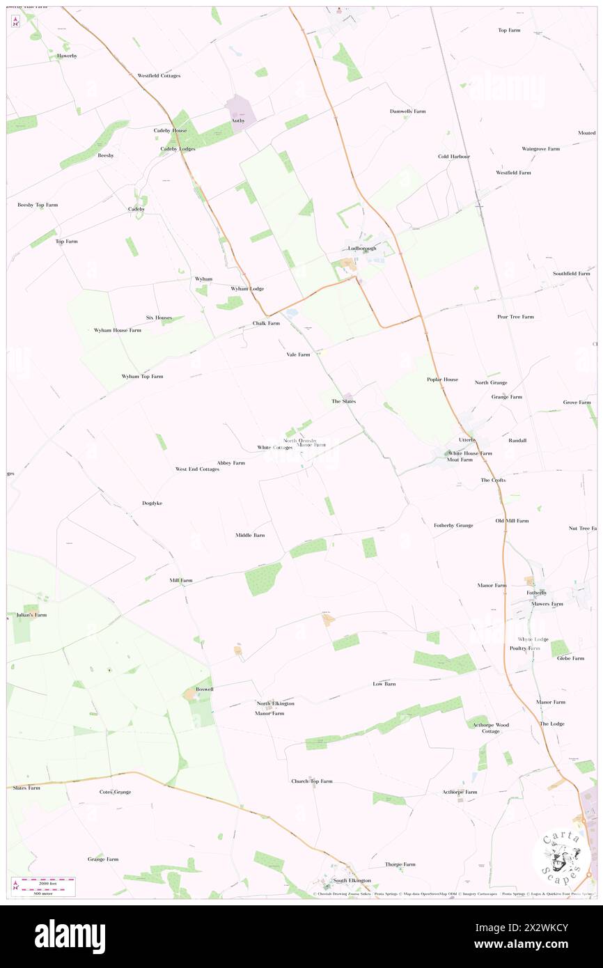 Map of ormsby Cut Out Stock Images & Pictures - Alamy