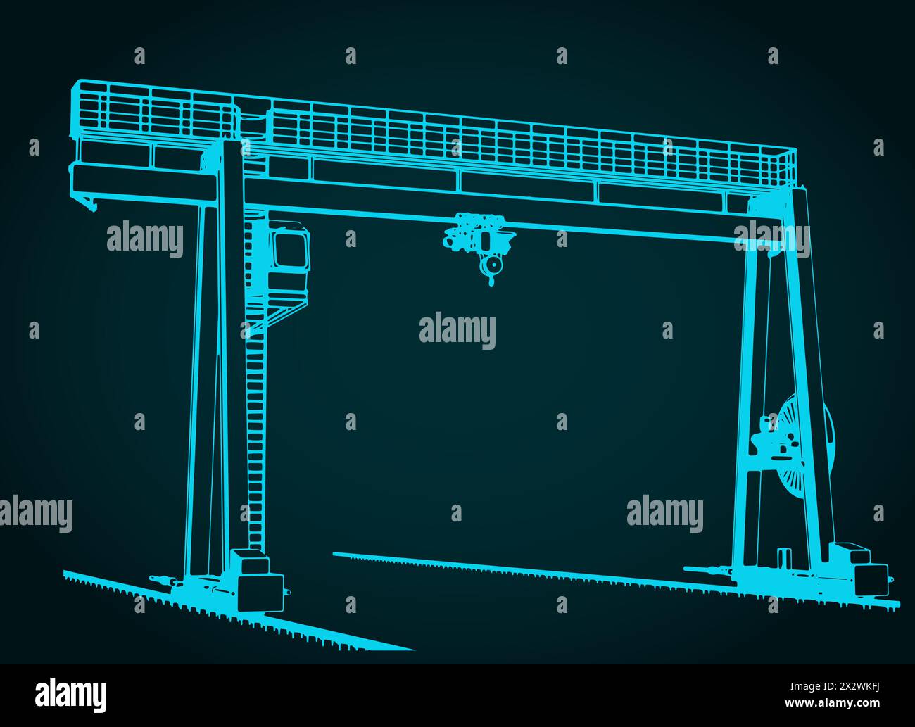 Gantry Stock Vector Images - Alamy